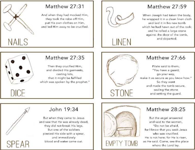 DIY Resurrection Eggs & Easter Storybook Printable - Blogging Gramma